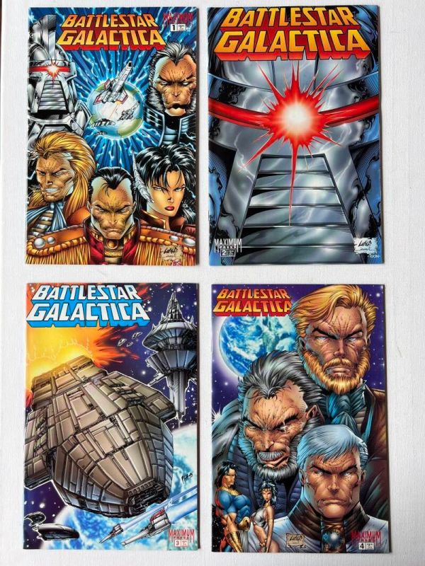 Battlestar Galactica 1-4 (1005 Image / Maximum Press / Complete Mini ...