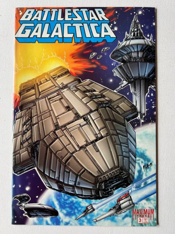 Battlestar Galactica 1-4 (1005 Image / Maximum Press / Complete Mini ...