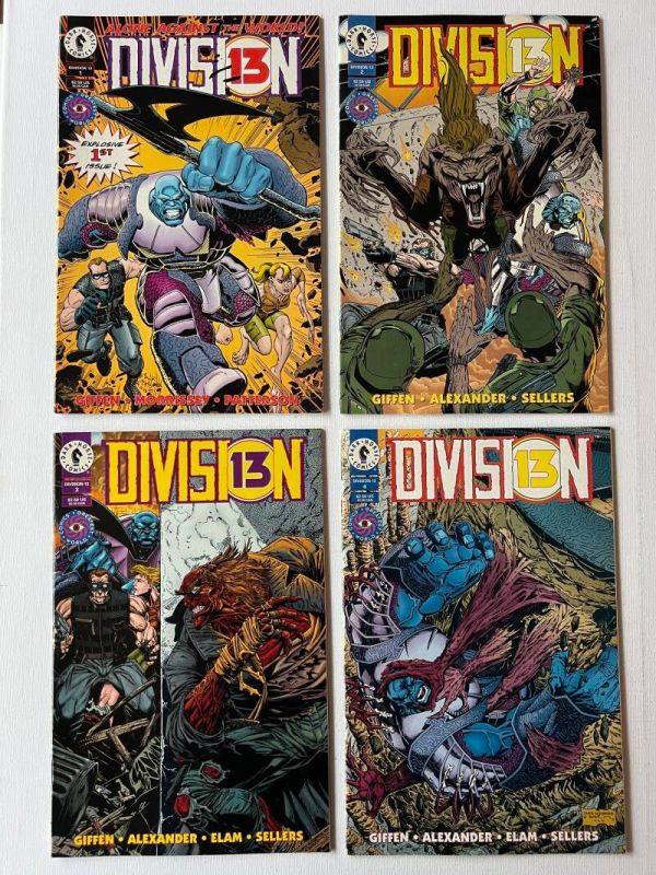 Division 13 1-4 (1994 Dark Horse / Comics Greatest World / Complete ...
