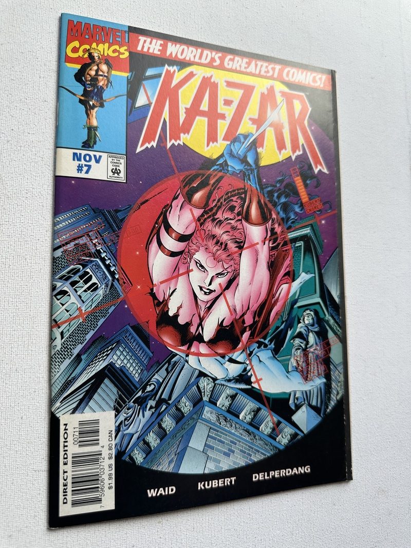 Ka-Zar 7 Cover by Andy Kubert (1997 3rd Series Marvel) - FBI-Comics